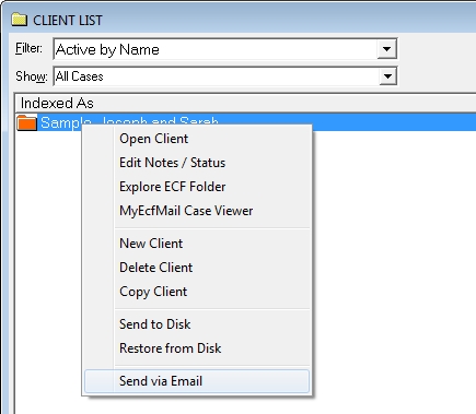 How to Email and Import a Best Case Bankruptcy Client Data File