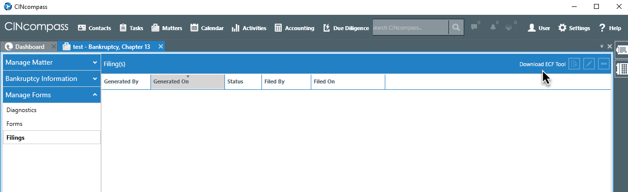 Download the CINcompass ECF Tool
